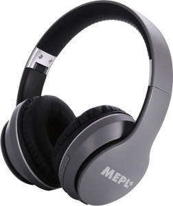 MEPL Wireless Headphones with Mic, Aux Input And Aux Cable Included ...