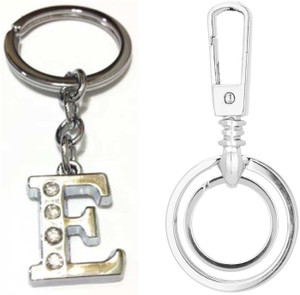 Rashi Traders Alphabet E Letter & Challa Locking Key Chain Price in ...