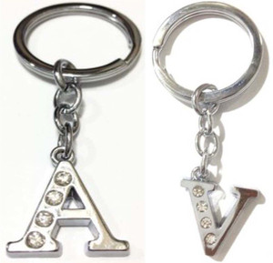 Rashi Traders Alphabet A & V Letter Key Chain Price in India - Buy ...