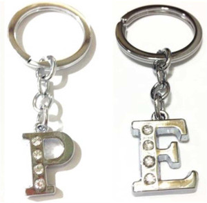 Rashi Traders Alphabet E & P Letter Key Chain Price in India - Buy ...