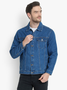 KOTTY Full Sleeve Washed Men Denim Jacket - Buy KOTTY Full Sleeve ...