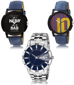 SWIFFIN New latest Designer Combo of 3 Analog Watch - For Men - Buy ...