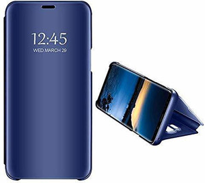 LINASO Flip Cover for Oppo A1K Mirror Flip Clear Back Case cover ...