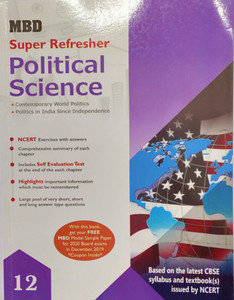 MBD POLITICAL SCIENCE CLASS 12: Buy MBD POLITICAL SCIENCE CLASS 12 by V ...