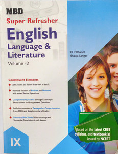 MBD ENGLISH LANGUAGE & LITRETURE VOL. 1& 2 CLASS 9: Buy MBD ENGLISH ...