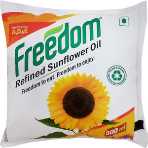 Freedom Sunflower Oil Pouch Price in India - Buy Freedom Sunflower Oil ...