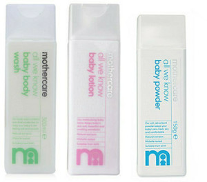 Mothercare Baby Wash + Baby Lotion + Baby Talcum Powder (Combo) - | Buy ...