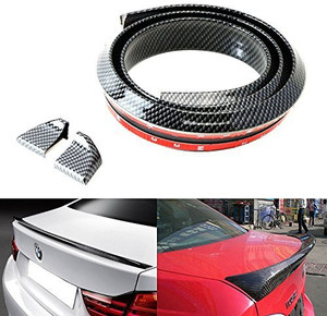 EliteAuto Carbon Finish Samurai Trimmable Car rear trunk wing lip ...
