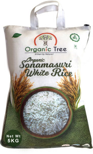 ORGANIC TREE Organic Sona Masuri Rice Sona Masoori Rice (Medium Grain ...