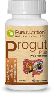 Pure Nutrition Progut Plus (Broad Spectrum with Six Powerful Strains ...