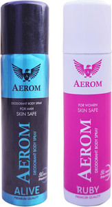 AEROM Alive and Ruby Deodorant Deodorant Spray - For Men & Women ...