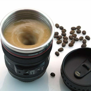 Pratham Classic Camera Lens Shaped Coffee with Lid,Camera Lens , 400 Ml ...