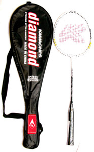 KAMACHI DIAMOND PRO-2000 White, Yellow Strung Badminton Racquet - Buy ...