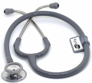 RightCare Double Sided Doctor Aluminum Stethoscope (Grey) Double Sided ...
