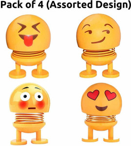 Zoyrow Smiley Spring Doll, Emoticon Figure Funny Smiley Face (Yellow ...