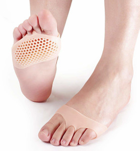 INFINITY HR alf Toe Sleeve Anti-Skid Forefoot Soft Pads for Pain Foot ...