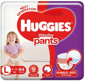 Huggies Huggieswonderpants_L_64Pants - L - Buy 64 Huggies Soft, Cottony ...