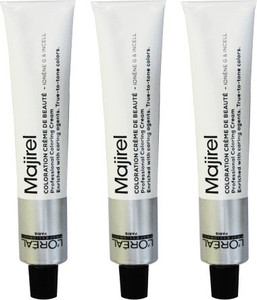 L'Oréal Paris Majirel Hair Coloring Cream No. 3 (Dark Brown) , Pack of ...