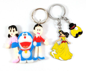 Isk Doremon Nobita & shizuka Multicolor from Both Sides Same and yellow ...