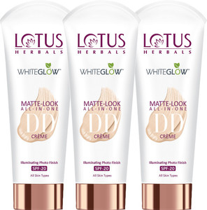 LOTUS HERBALS WhiteGlow Matte Look All in One DD Creme SPF 20 - Pink ...