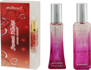 Buy Syspro Sweet Heart Apparel Perfume Combo with Concentrated Attar ...