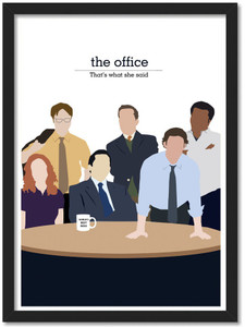 The Office framed Poster for Room & Office(10x13 inch,Framed) Paper ...
