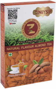 ZINGYSIP Almond Tea Powder Natural Flavoured Instant Tea Pack,Natural ...