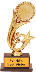 HOMESHOPEEZ World's Best Sister Trophy - Award - Gift Trophy Price in ...