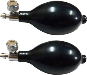 RightCare Blood Pressure Bulb with Metal Valve (Black) Pack of 2 BP ...