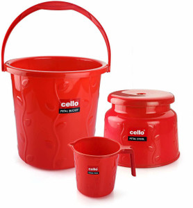 cello Petal 25 L Plastic Bucket Price in India - Buy cello Petal 25 L ...