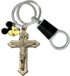 MGP FASHION High Quality Jesus Christian Cross Mickey Mouse Locking ...