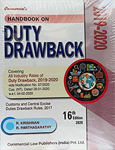 Handbook On Duty Drawback: Buy Handbook On Duty Drawback by R. Krishnan ...