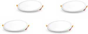 Happy Selling 15 Watt Round Trimless panel light (pack of 4) Recessed ...