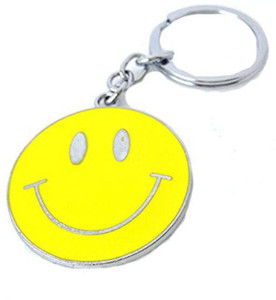 gorgeous moment Smiley Emoji Smiling Face Emoticon Metal Keychain for ...