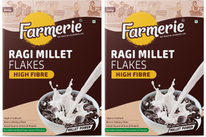 Farmerie Ragi High Fiber Flakes 600gm Pack of 2 Box Price in India ...