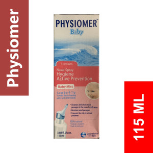 PHYSIOMER Nasal Spray Hygiene Active Prevention Baby Mist Manual Nasal ...