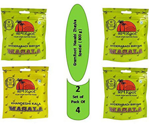 GramRoot Nawabi Zhayka Special, 800 GR, (2 Sets of Pack of 4 ...