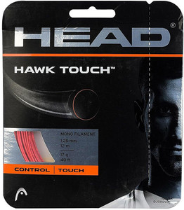 Head Hawk Touch Tennis Racquet String 17L (Red) 17 Tennis String - 12 m ...