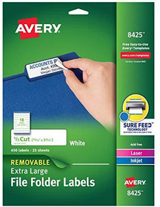 Flipkart.com | avery Plastic File Folder Labels - File Folder Labels