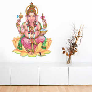 Decor sticker 43 cm Ganesh Ji Design Wall Sticker Size - ( 43*58 ) cm ...