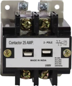 Madhav Control Panel MCP-2Pole Single Phase Two Pole Contactor (25 AMP ...