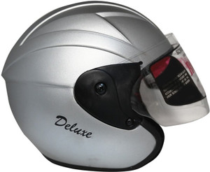 Robocon HF-Deluxe-silver Motorbike Helmet - Buy Robocon HF-Deluxe ...