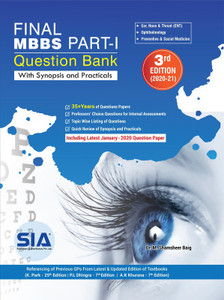 Final MBBS Part-I Question Bank With Synopsis And Practicals (Ear, Nose ...
