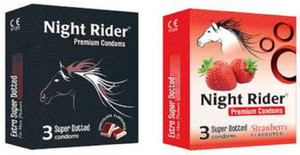 NIGHT RIDER extra dotted codom combo pack 10+10(60pc) Condom Price in ...