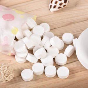 QWEEZER 50 Pcs Magic Tablet Napkin Compressed Tissue, Candy Pack Of 50 ...