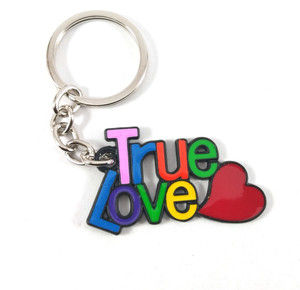 Isk True Love Metal Multicolor keychain Key Chain Price in India - Buy ...
