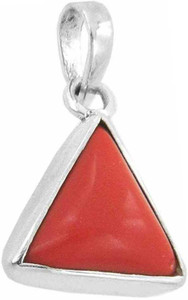 Munga Locket Triangle (Red Coral) Small In Copper | atelier-yuwa.ciao.jp