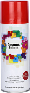 Cosmos Paints Bright- Red Spray Paint 400 ml Price in India - Buy ...