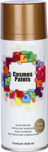 Cosmos Paints Gold Spray Paint 400 ml Price in India - Buy Cosmos ...