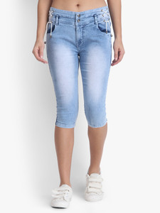 German Club Women Denim Capri - Buy German Club Women Denim Capri ...